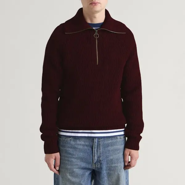Barbour Riggbay Knitted Half Zip Jumper