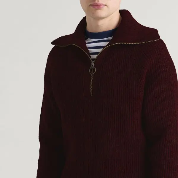 Barbour Riggbay Knitted Half Zip Jumper