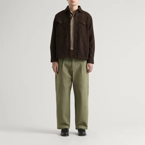 Barbour Heritage + Hatfield Os Houndstooth Overshirt