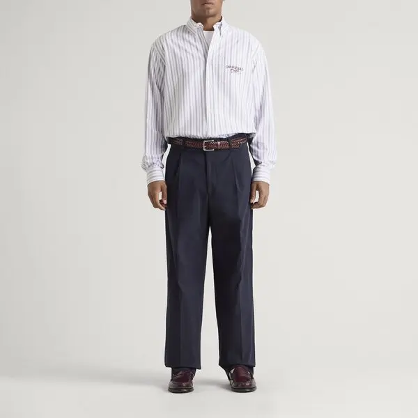 Drole De Monsieur Long Sleeve Regular Stripped Shirt