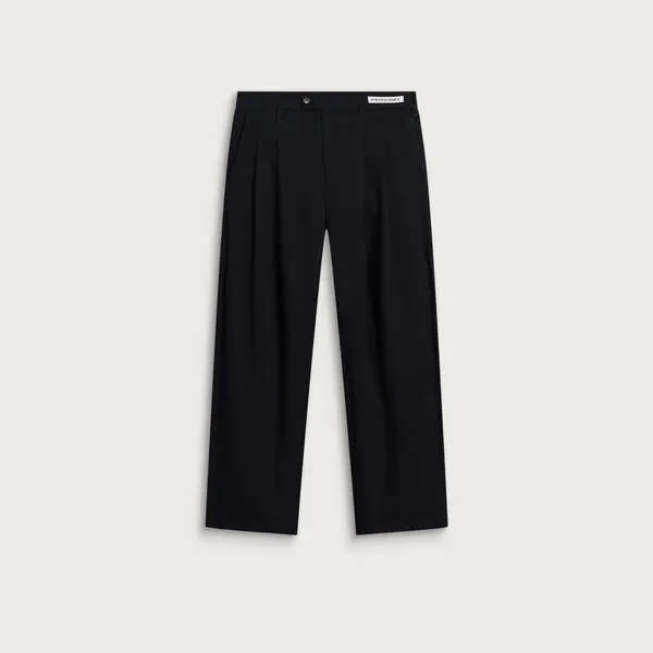 PORTER JAMES Dart-knee Pleated Trousers