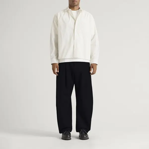 PORTER JAMES Dart-knee Pleated Trousers