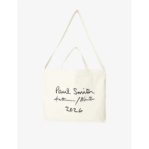Paul Smith Dream Factory Aw26 Print Cotton-canvas Tote Bag