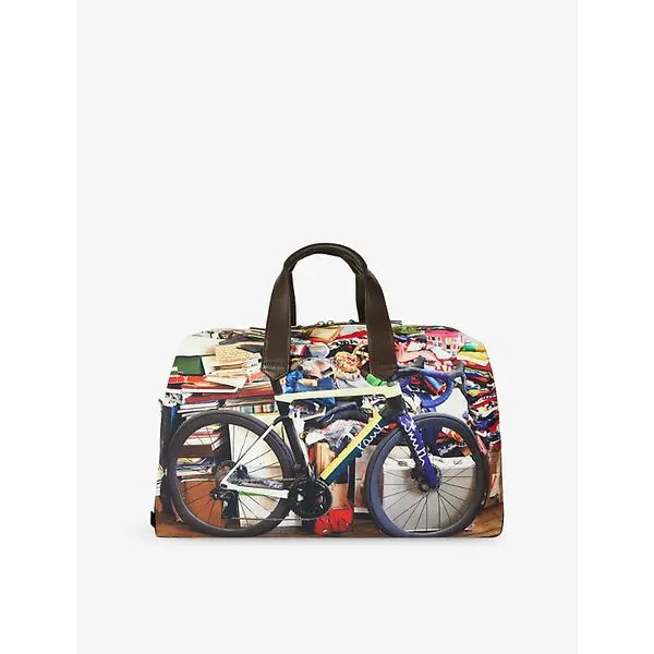 Paul Smith Dream Factory Paul's Office Print Woven Holdall Bag