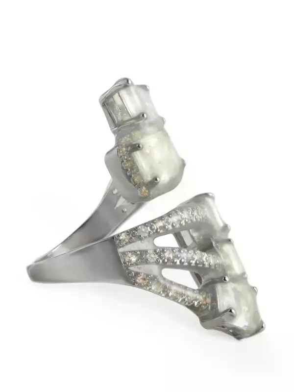 MAISON MARGIELA Glass-embellishment Ring