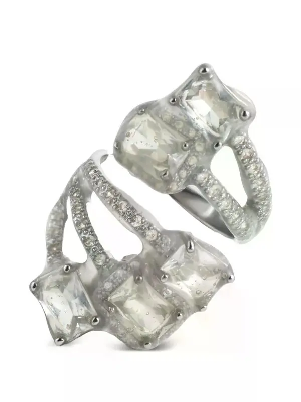 MAISON MARGIELA Glass-embellishment Ring