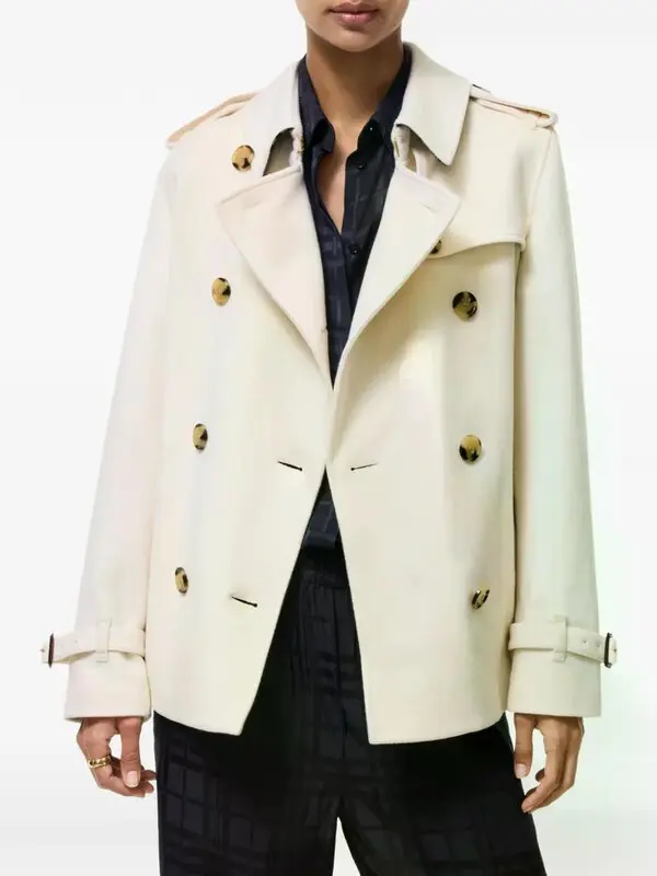 Burberry Cashmere Kensington Trench Jacket