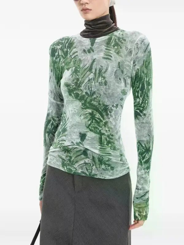 JNBY Printed Wool Sweater