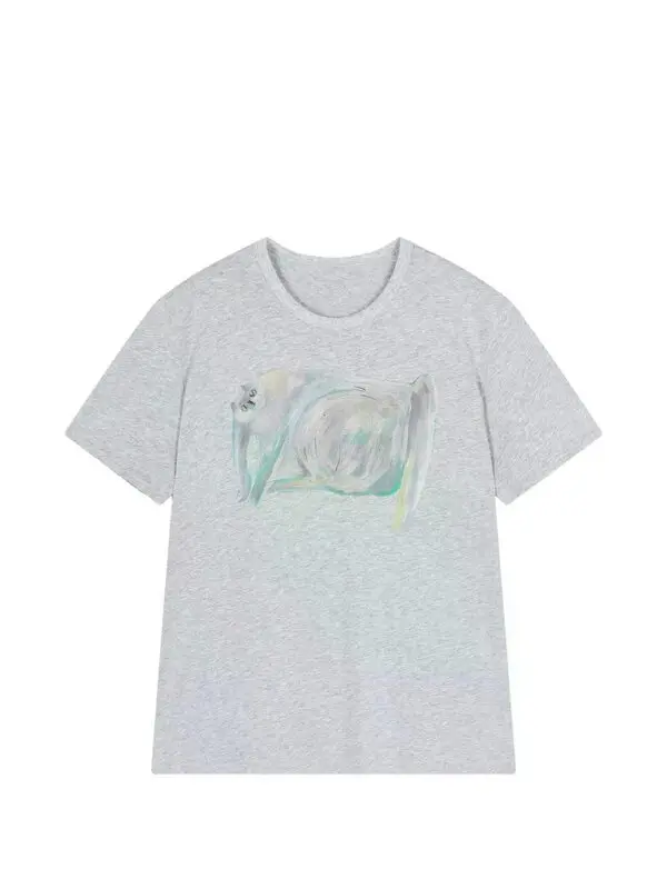 JNBY Cat-print Short-sleeve T-shirt