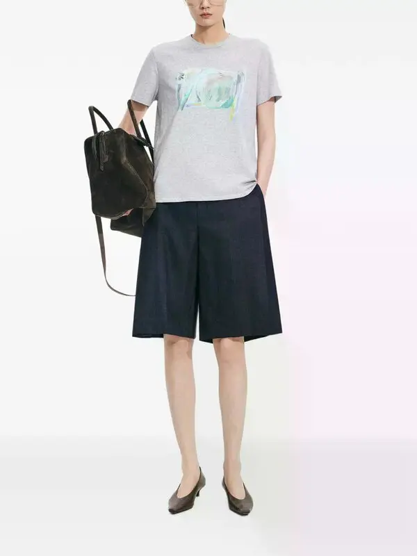 JNBY Cat-print Short-sleeve T-shirt
