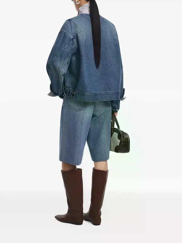 JNBY Wide-leg Cropped Jeans