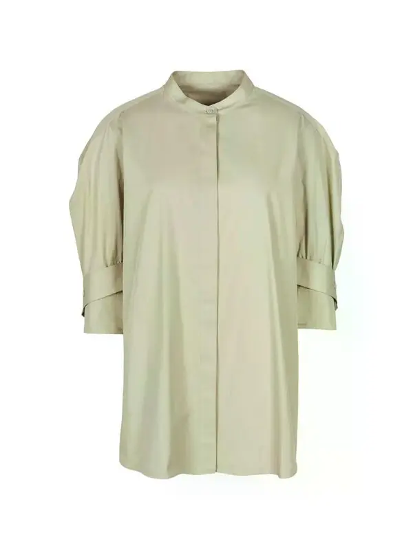 LESS H-silhouette Cargo-tab Shirt - Green