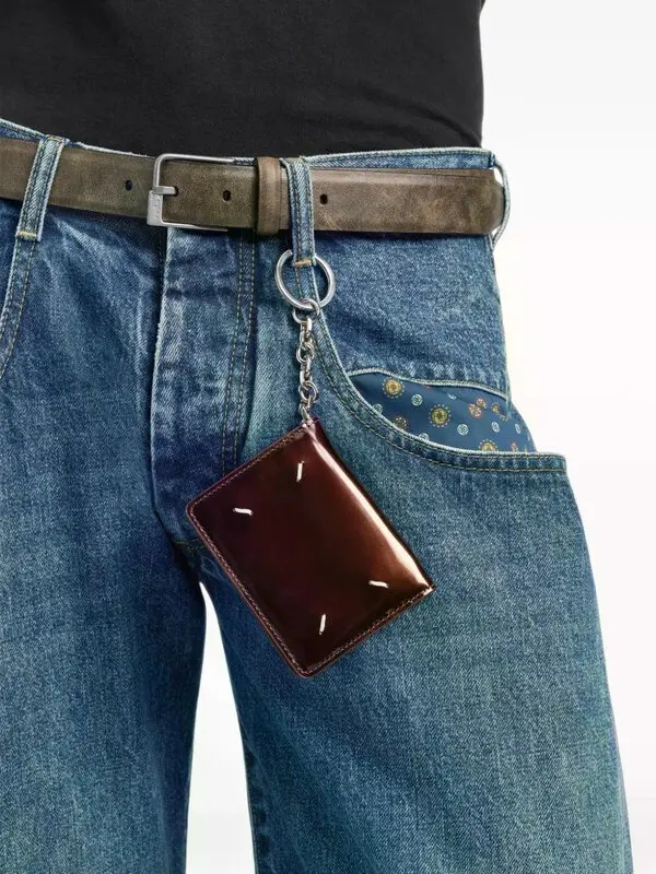 MAISON MARGIELA Four Stitches Keyring Card Holder