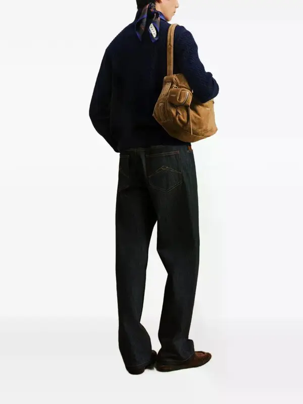 CROQUIS Cable-knit Zip-up Cardigan