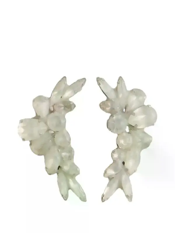 MAISON MARGIELA Engraved-logo Earrings