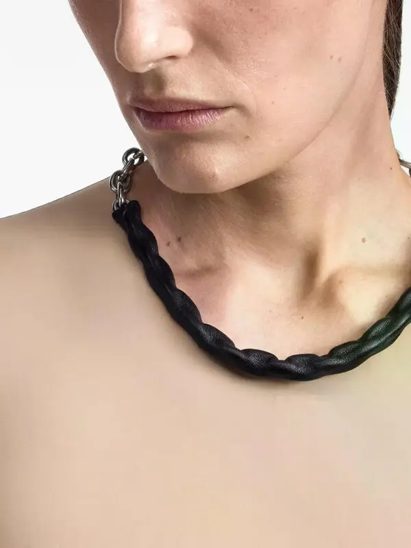 MAISON MARGIELA Leather-covered Necklace