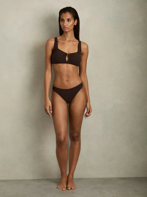 REISS V-front Bikini Top