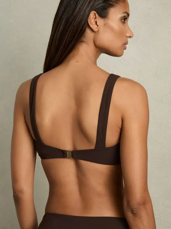 REISS V-front Bikini Top