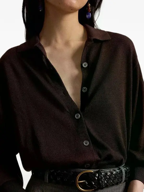 Polo Ralph Lauren Polo-collar Wool Blouson Cardigan