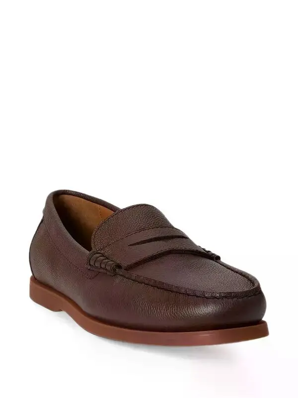 Polo Ralph Lauren Grain-texture Penny Loafers