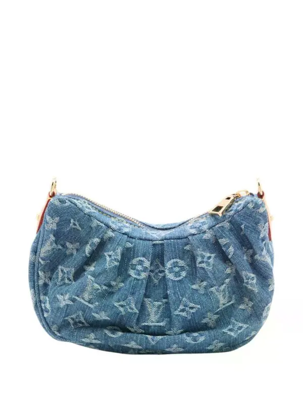 LOUIS VUITTON 2021-2026 Monogram Denim Pochette Valley Shoulder Bag