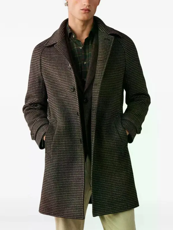 HACKETT  Houndstooth-pattern Coat