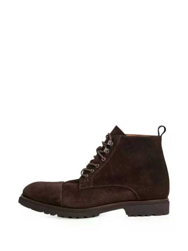 HACKETT  Hudson Toe-cap Ankle Boots - Brown