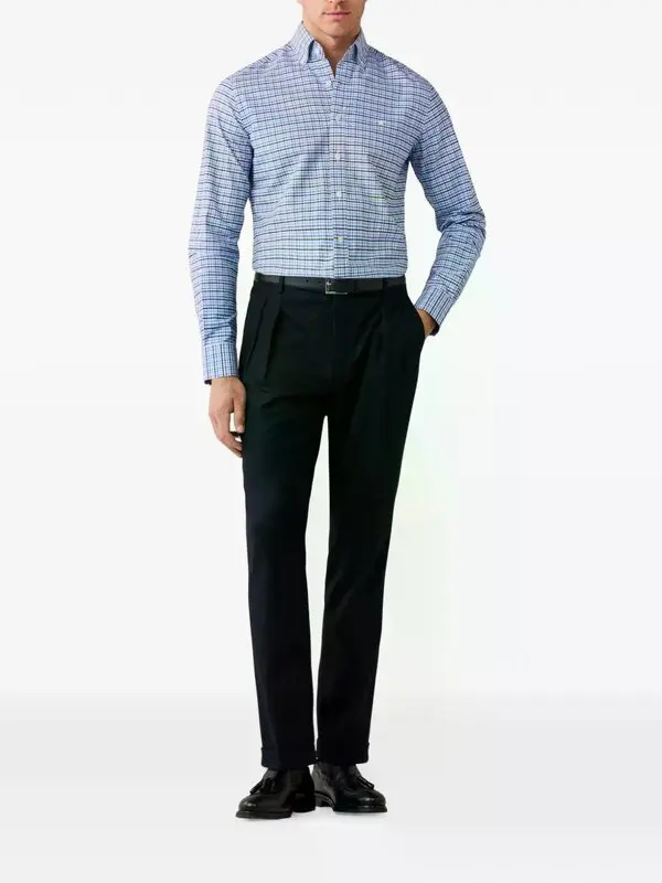 HACKETT  Gingham-check Button-down Shirt