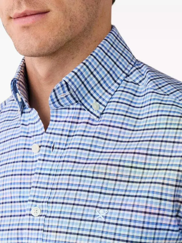 HACKETT  Gingham-check Button-down Shirt
