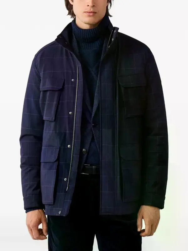 HACKETT  Velo-speed Windowpane-check Jacket