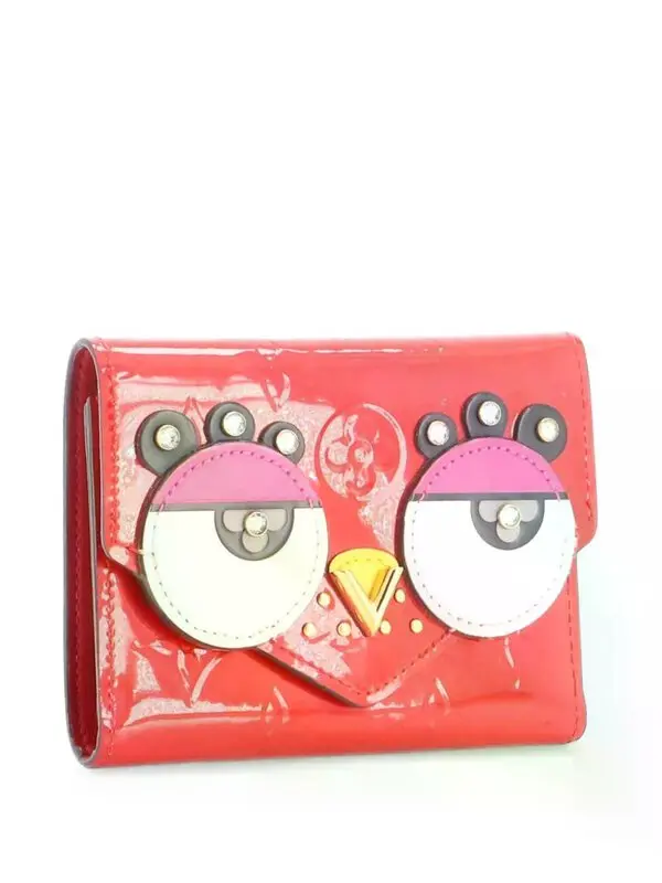 LOUIS VUITTON Victoire Wallet Limited Edition Lovely Birds Monogram Vernis Small Wallets