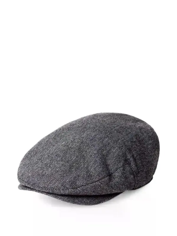 HACKETT  Herringbone Flat Cap