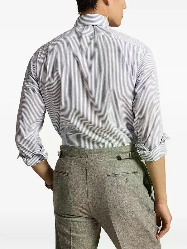 Polo Ralph Lauren Vertical-stripe Logo-embroidered Shirt