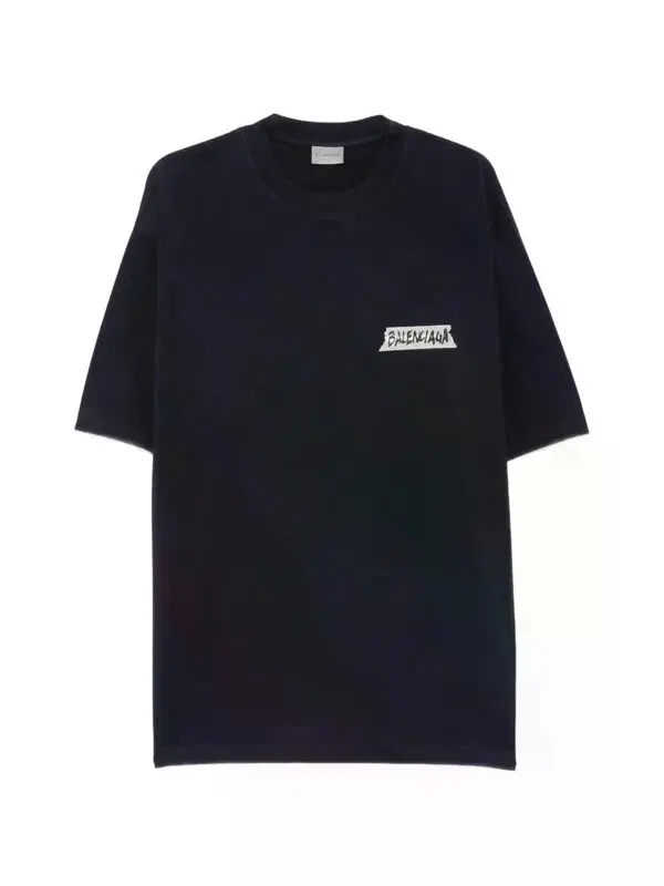 Balenciaga Logo-print Cotton T-shirt