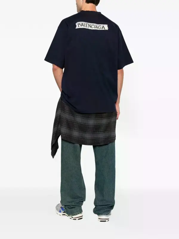Balenciaga Logo-print Cotton T-shirt