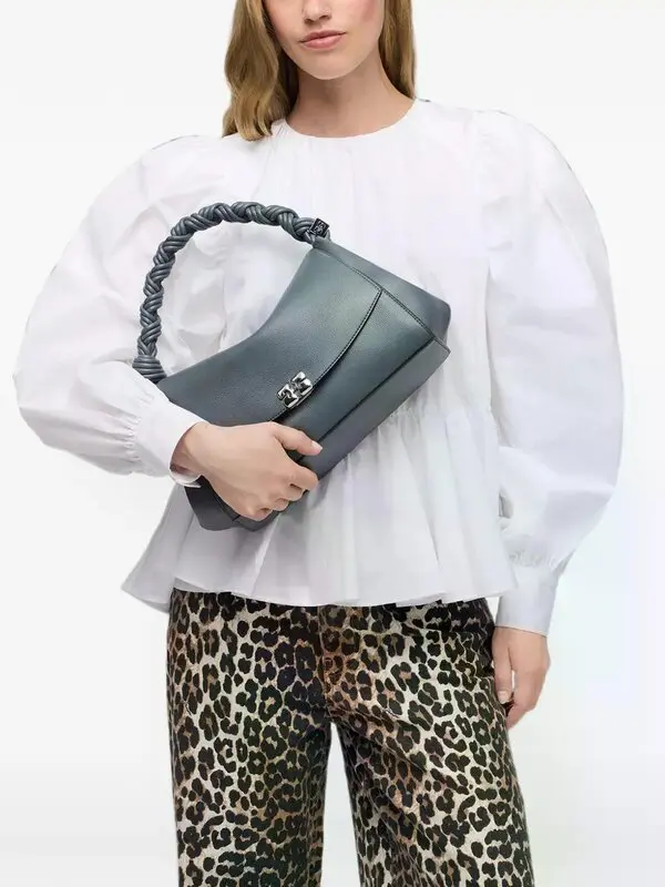 GANNI Bou Grained Shoulder Bag