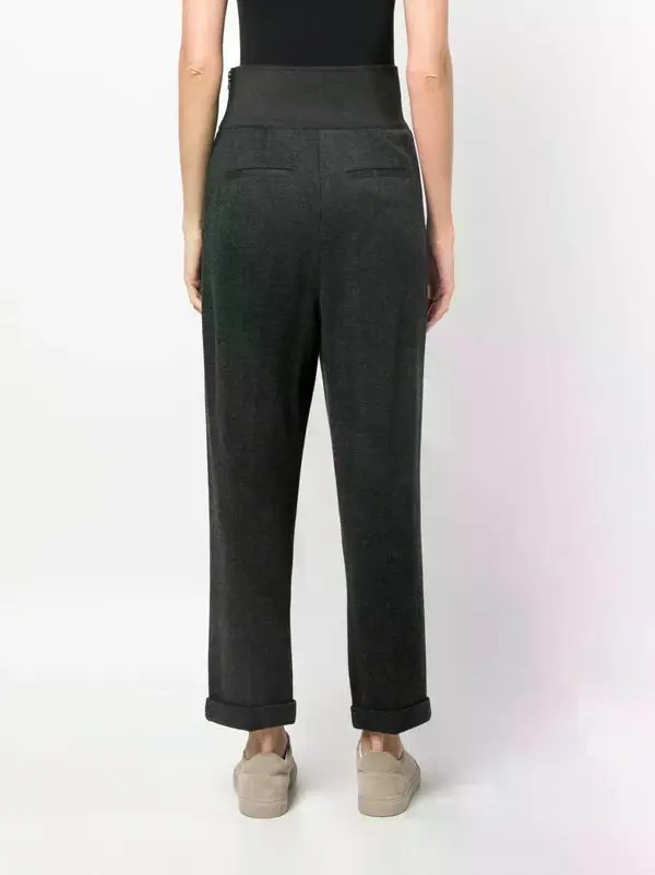 Brunello Cucinelli Pleated Cashmere-blend Trousers