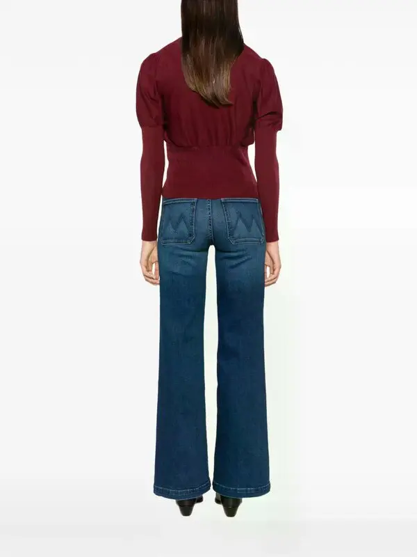 TWINSET Cowl-neck Puff-sleeve Sweater
