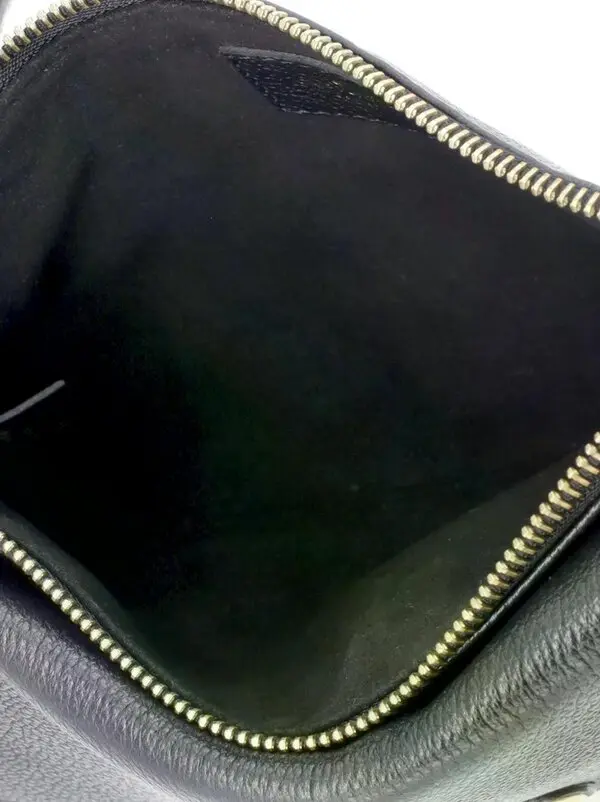 LOUIS VUITTON Twice Handbag Monogram Empreinte Leather Crossbody Bag - Black
