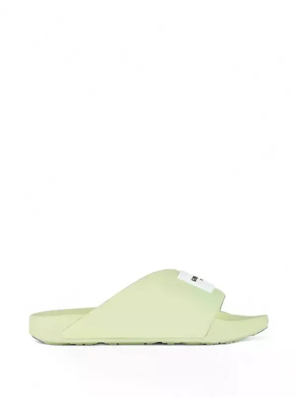 Givenchy Label Slide Mules In Rubber