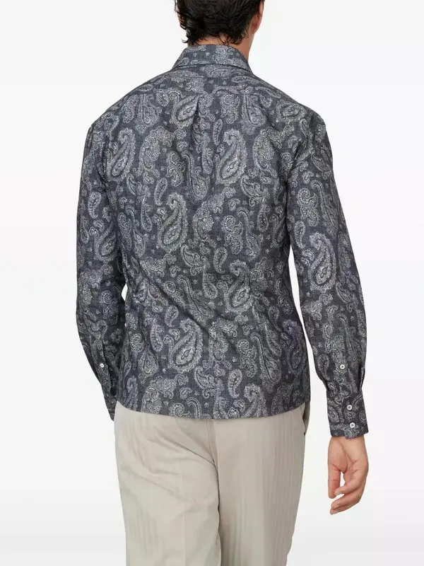 Brunello Cucinelli Paisley-print Cotton Shirt