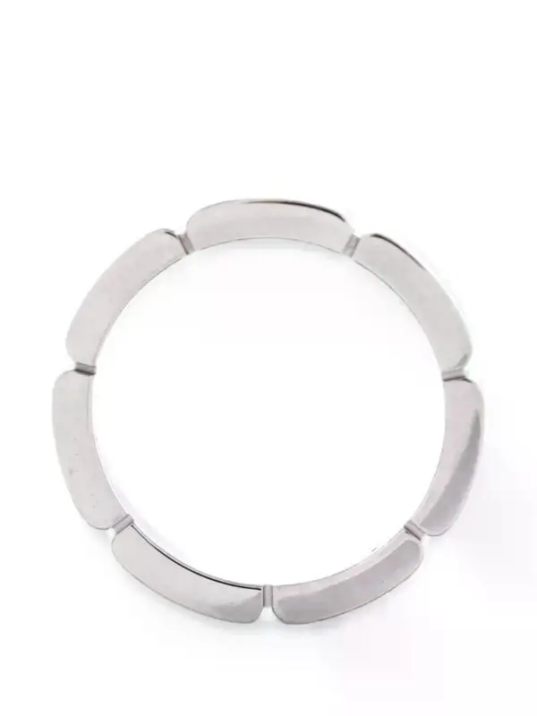 Cartier Maillon Panthere Band 18k White Gold Ring