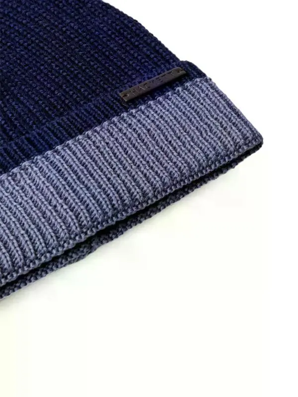 HACKETT  Ribbed-knit Wool Beanie Hat