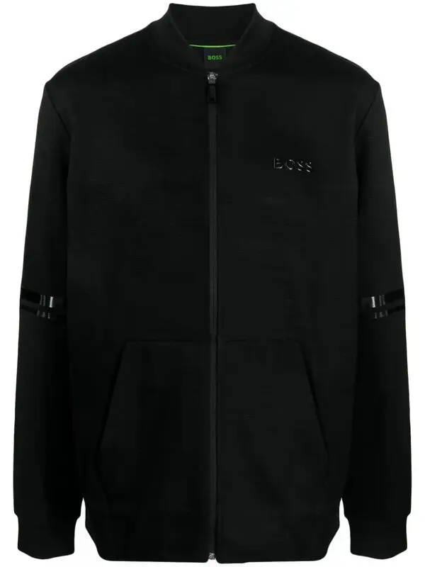 BOSS Logo-print Cotton Jacket
