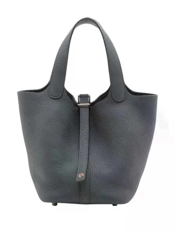 Hermès 2025 Clemence Picotin Lock 18 Handbag - Grey