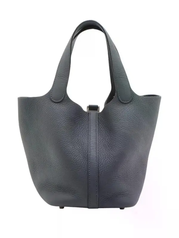 Hermès 2025 Clemence Picotin Lock 18 Handbag - Grey