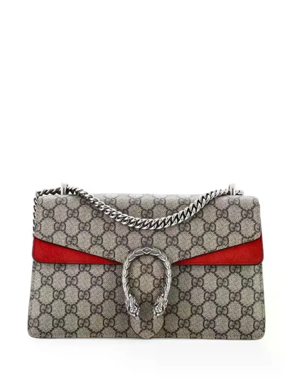 Gucci Dionysus Bag Gg Coated Canvas Small Shoulder Bag - Brown
