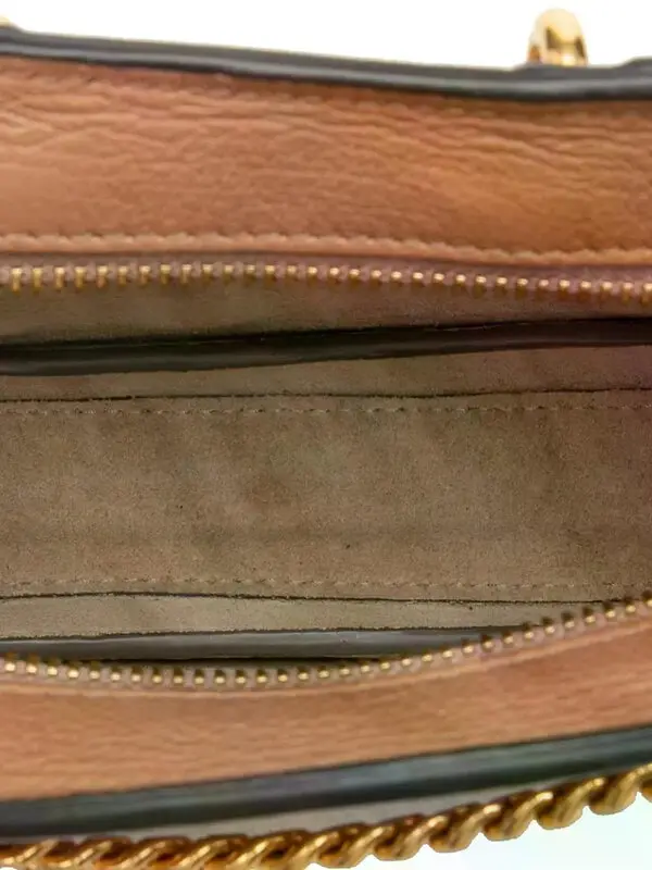 Chloé 2018 Mini Calfskin And Suede Pixie Signature Satchel