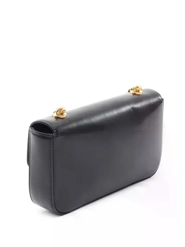 Celine 2000-2026 Shiny Calfskin Triomphe Claude Shoulder Bag
