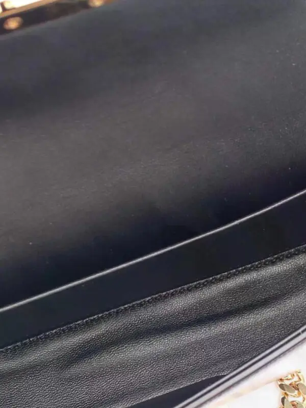 Celine 2000-2026 Shiny Calfskin Triomphe Claude Shoulder Bag